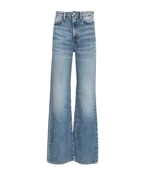 ICON DENIM LOS ANGELES High-waisted Flared Jeans - Blue
