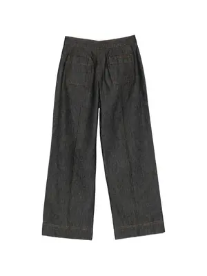 Soeur Patchwork Wide-leg Jeans