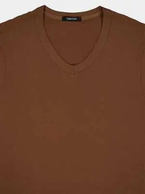 TOM FORD V-neck Short-sleeve T-shirt