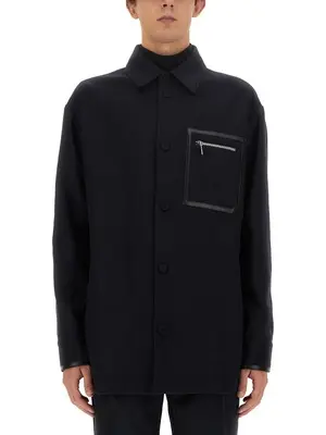 Fendi Single-breasted Jacket With Ff Motif