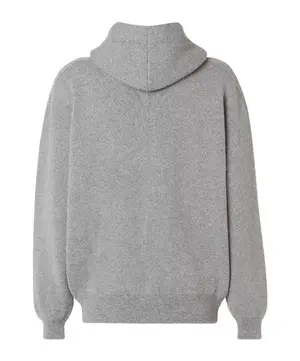 Fendi Zip-up Hooded Sweatshirt With Ff Detail