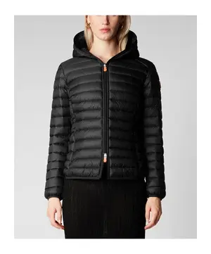 SAVE THE DUCK Daisy Hooded Puffer Jacket - Black