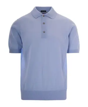 Hugo Boss Short-sleeved Knitted Polo Shirt