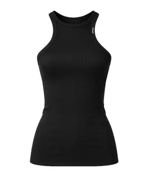 DONDUP Ribbed Logo Sleeveless Top
