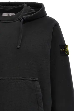 Stone Island Compass Patch Drawstring Hoodie