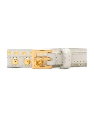 Prada Studded Belt - Nude