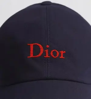 Dior Embroidered Logo Baseball Cap