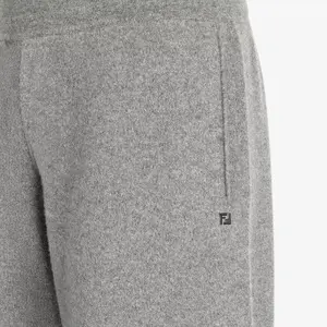 Fendi Trousers With Embroidered Logo