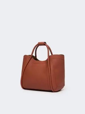 Max Mara Small Marine Tote Bag - Rust-colored