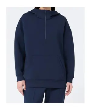 Max Mara High-neck Half-zip Hoodie