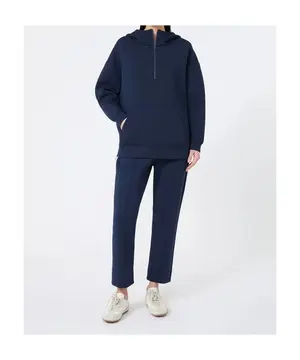 Max Mara High-neck Half-zip Hoodie