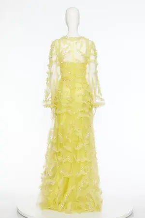 Valentino Garavani Round-neck Long-sleeved Dress