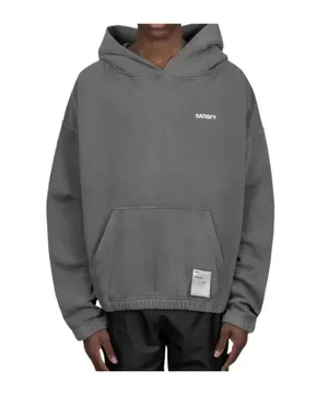 Satisfy Long-sleeved Hooded Sweatshirt With Drawstring