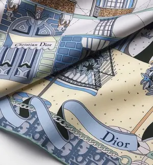 Dior Avenue90 Square Scarf
