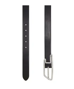 DIESEL® Logo Buckle Leather Belt