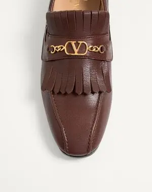 Valentino Garavani Vlogo Signature Slip-on Loafers