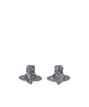 VIVIENNE WESTWOOD Orb Embellished Earrings - Gray