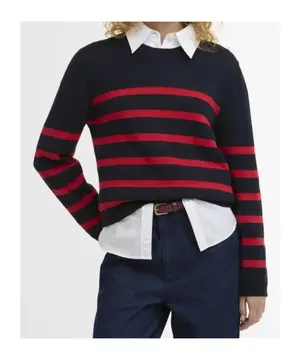 Barbour Striped Crew Neck Sweater