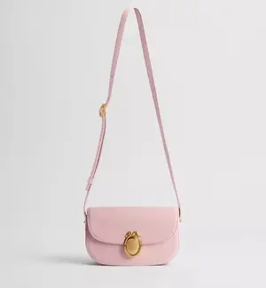 Dior Flap Shoulder Bag With Medaillon Buckle