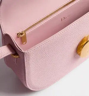 Dior Flap Shoulder Bag With Medaillon Buckle