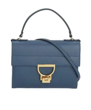 COCCINELLE Mini Arlettis Leather Tote Bag - Blue