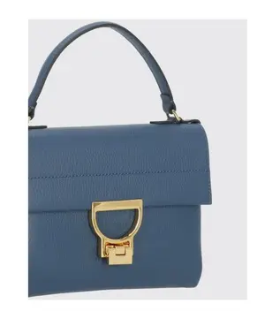 COCCINELLE Mini Arlettis Leather Tote Bag - Blue
