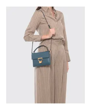 COCCINELLE Mini Arlettis Leather Tote Bag - Blue