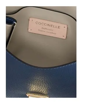 COCCINELLE Mini Arlettis Leather Tote Bag - Blue
