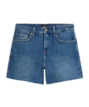 7 For All Mankind Zip Up Shorts For Women