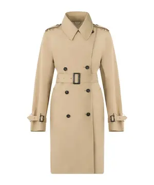 SAVE THE DUCK Collared Long-sleeved Trench Coat
