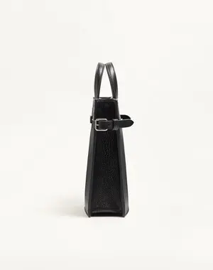 Valentino Garavani Antibes Small Shopping Bag In Grained Leather
