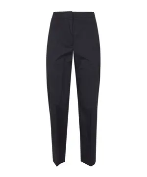 Seventy Cotton Stretch Trousers With Side And Back Pockets - Black