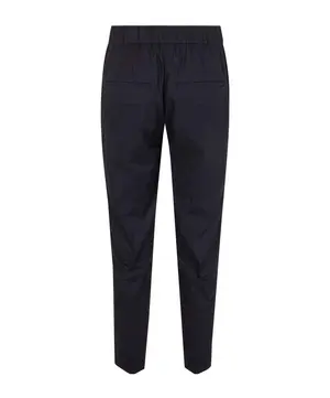 Seventy Cotton Stretch Trousers With Side And Back Pockets - Black