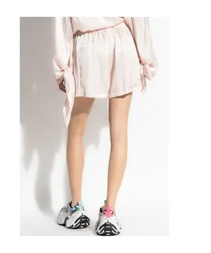 Balenciaga Monogram Elastic Waist Shorts