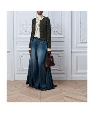 Dior Cold Shoulder Blouse With Tie Detail