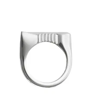 Bottega Veneta Veneta Ring - Silver
