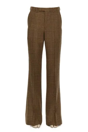 Valentino Garavani Waistband Casual Pants - Brown
