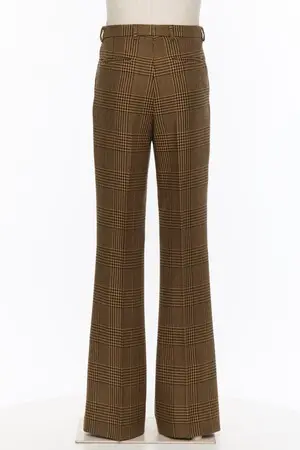 Valentino Garavani Plaid Flared Trousers