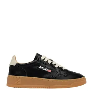 AUTRY Medalist Leather Sneakers - Black