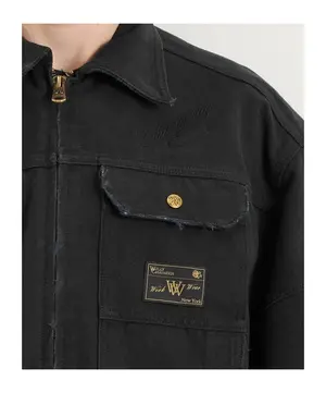 WILLY CHAVARRIA Zip-fastening Work Jacket - Black