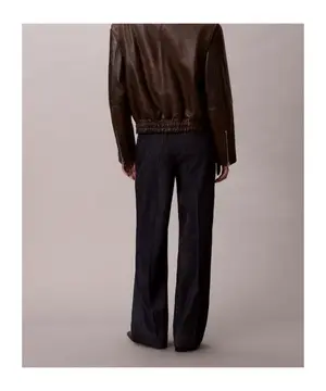 Calvin Klein Straight-leg Pleated Trousers