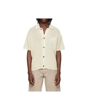 REPRESENT Crochet Short Sleeve Cardigan