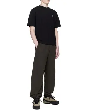 Stone Island Logo Patch Crewneck T-shirt - Black