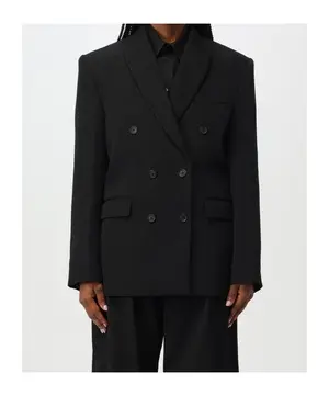 Wardrobe.NYC Double-breasted Wool Blazer - Black