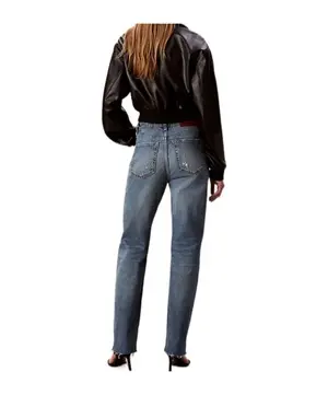 Calvin Klein High Rise Straight Jeans