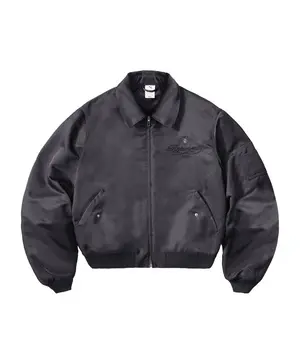 PUMA X Represent Logo Embroderied Bomber Jacket - Grey