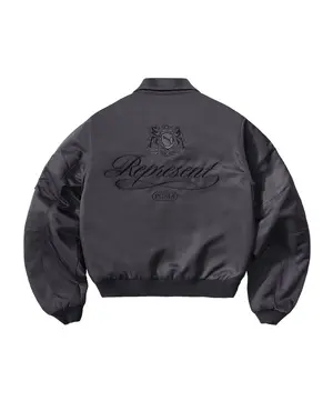 PUMA X Represent Embroidered Bomber Jacket