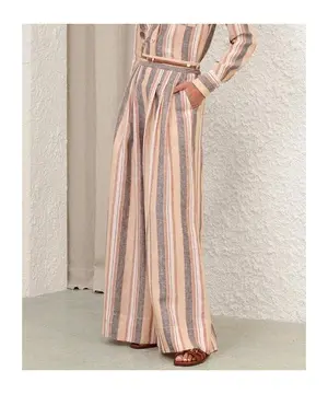 Zimmermann Striped Wide-leg Trousers