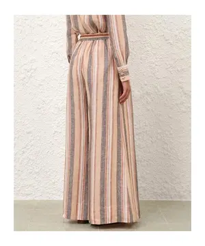 Zimmermann Striped Wide-leg Trousers