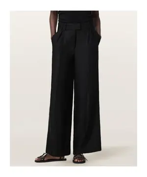 ALLSAINTS Charley Pleated Trousers - Black